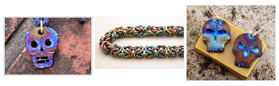 Titanium and Niobium Jewelry: Brilliant Metal Colors at Your Fingertips ...