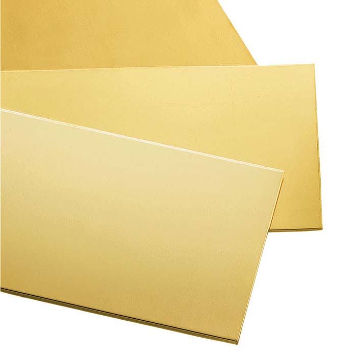 14/20 Yellow Gold-Filled Single-Clad Sheet, 1/2-Hard - RioGrande