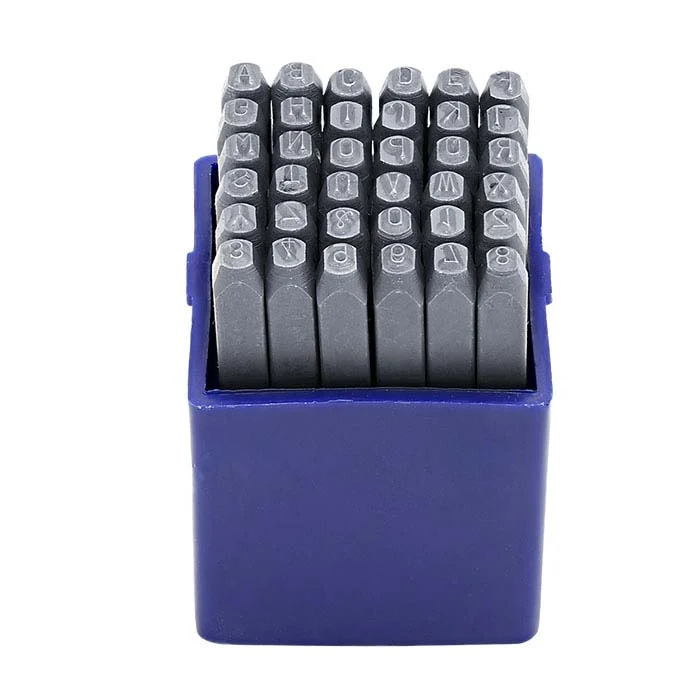 Stamp Set, Numbers and Alphabet, 3.2mm Characters - RioGrande