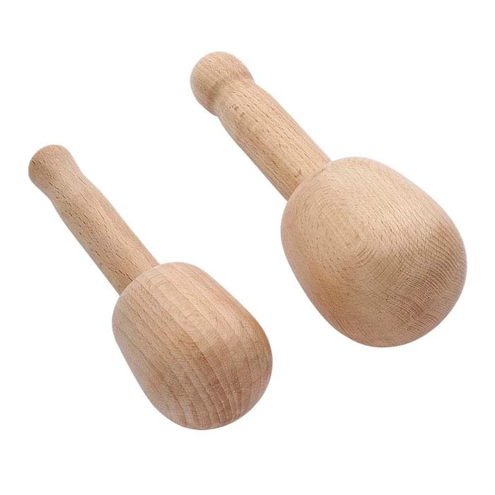 Wood Hand-Held Dapping Punches, Set of 2 - RioGrande