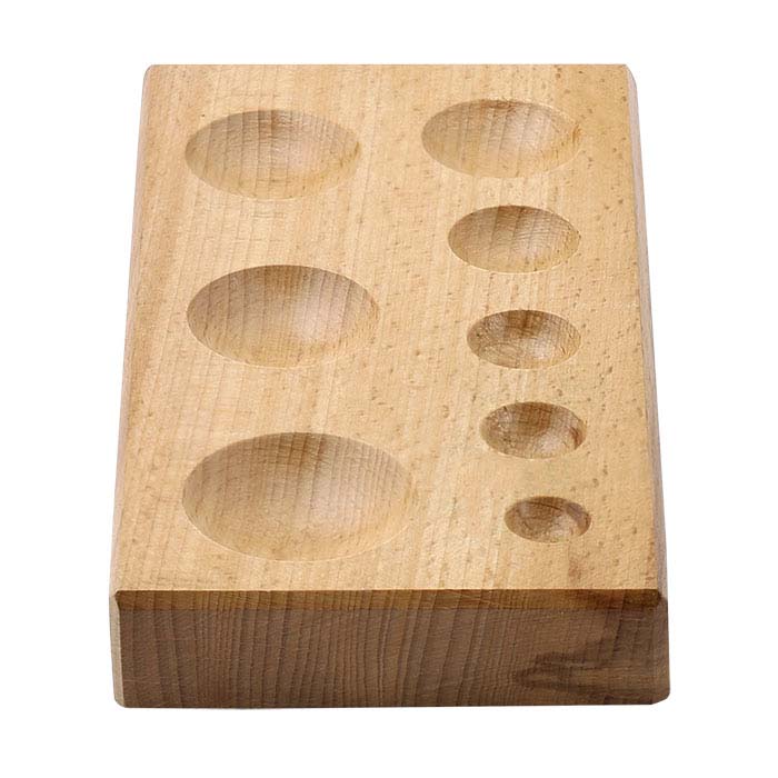 Wood Dapping Block Round - RioGrande