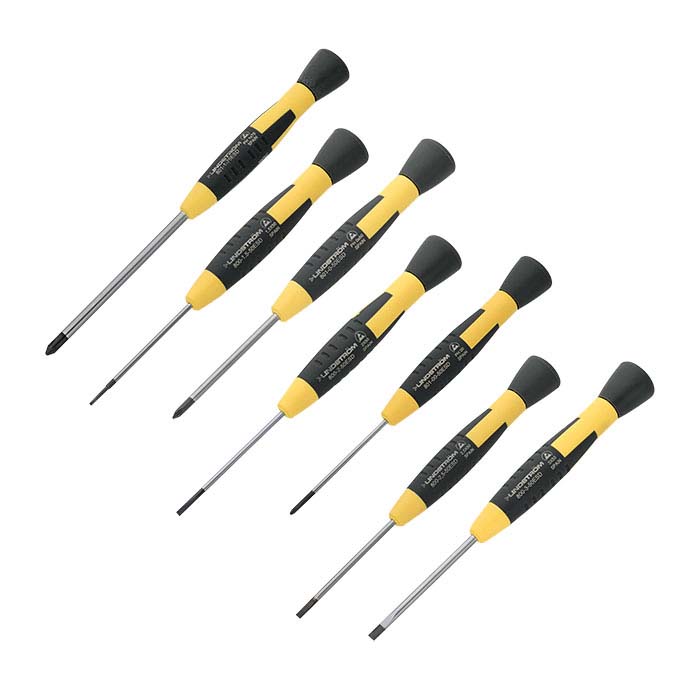 Lindstrom ESD Safe Precision Screwdriver Set, Seven Piece - RioGrande