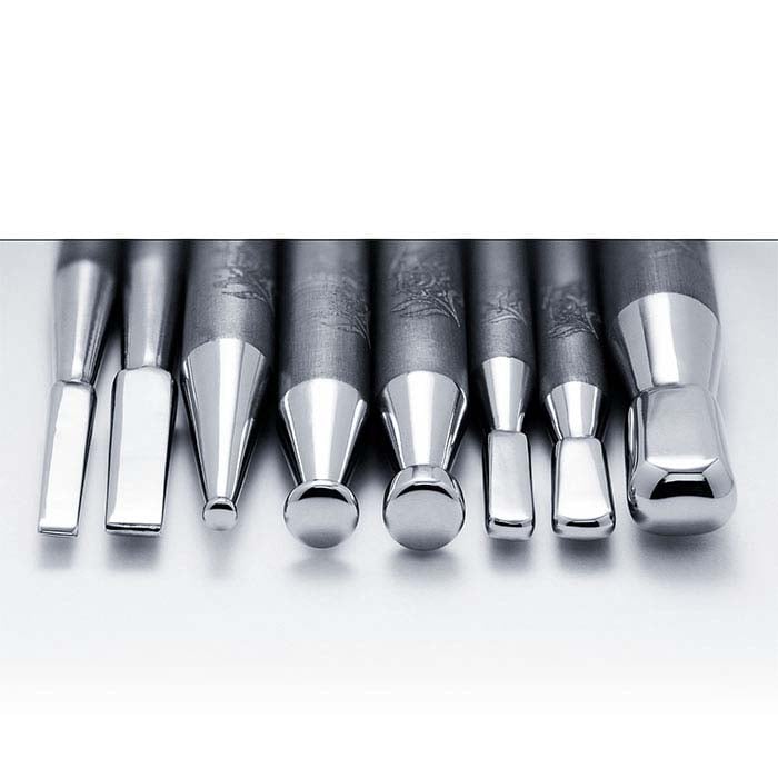 Eastern Repoussé Chasing Tools, Set of 8 - RioGrande