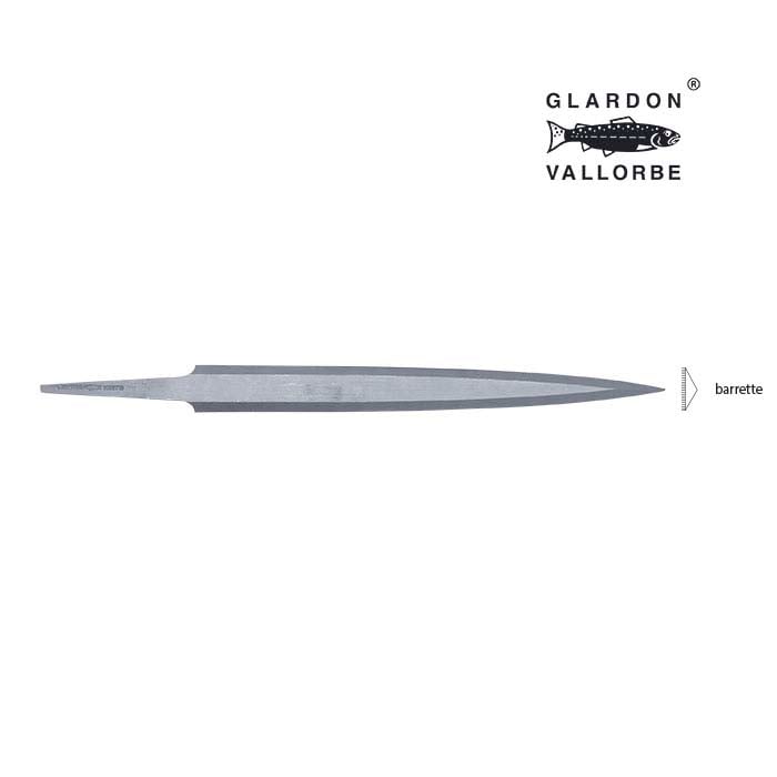 Glardon Vallorbe® Precision Barrette Hand File, Swiss Cut #2 - RioGrande