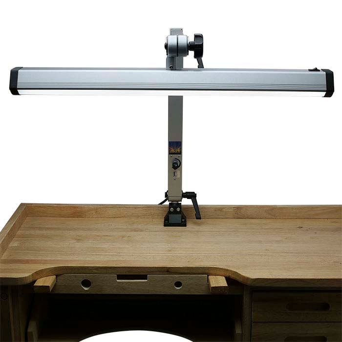 Extra-Wide Jeweler's LED Diamond/Gemstone Color-Grading Task Lamp with ...