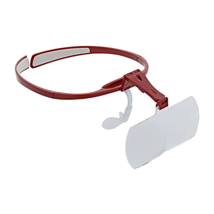 Hawk-Eye Head Loupe, Red - RioGrande