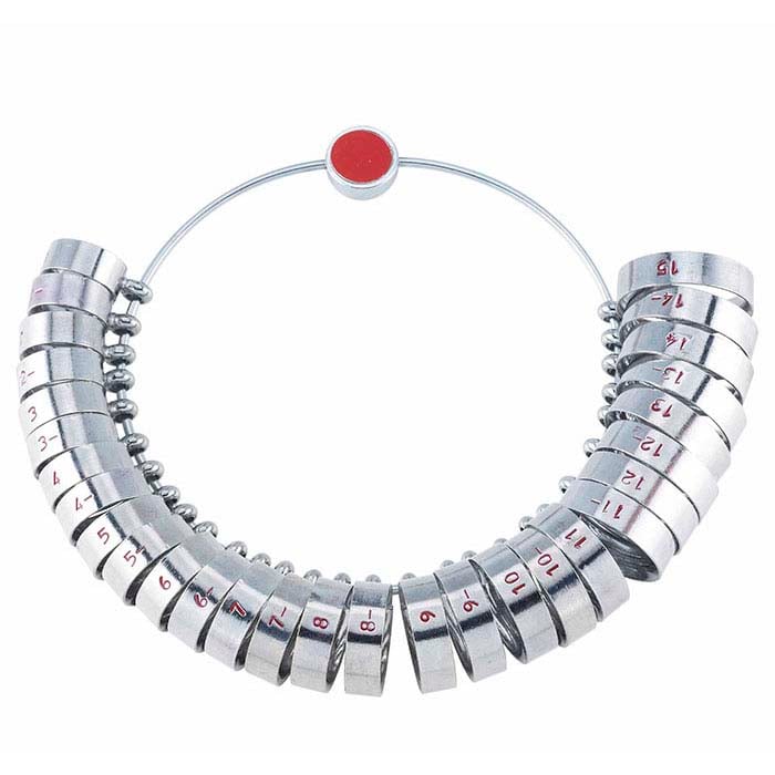 Wide band ring sizer store