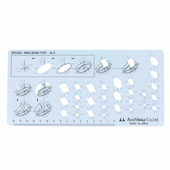 Jewelry Design Template for Flat Band Rings - RioGrande