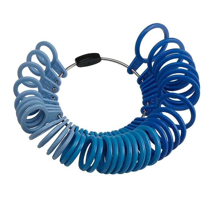 Four-In-One Plastic Ring Gauge Set with US, French, Diameter, and ...