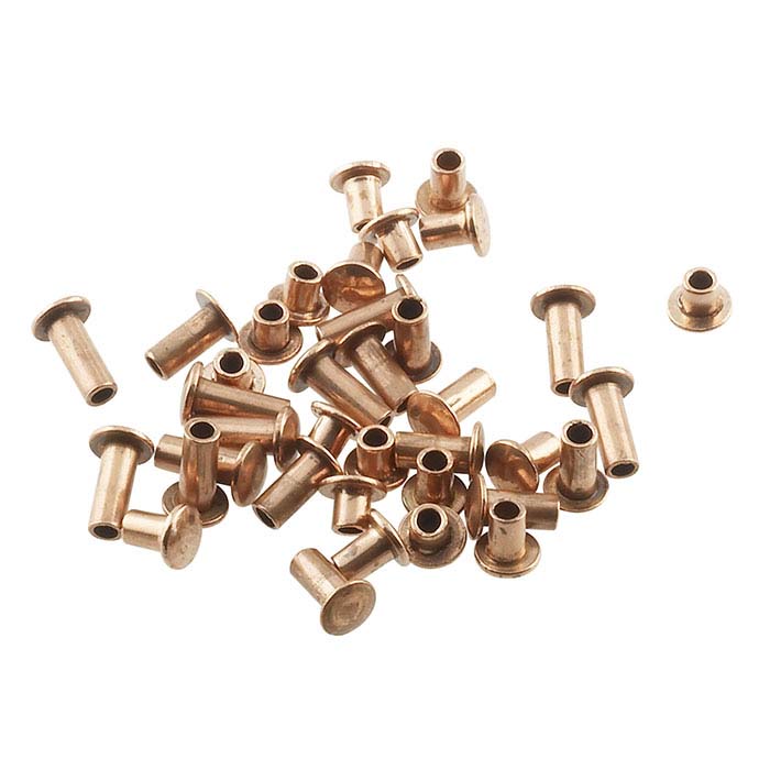Copper Short Rivet Assortment for 1/16" Crafted Findings Riveting Tool ...