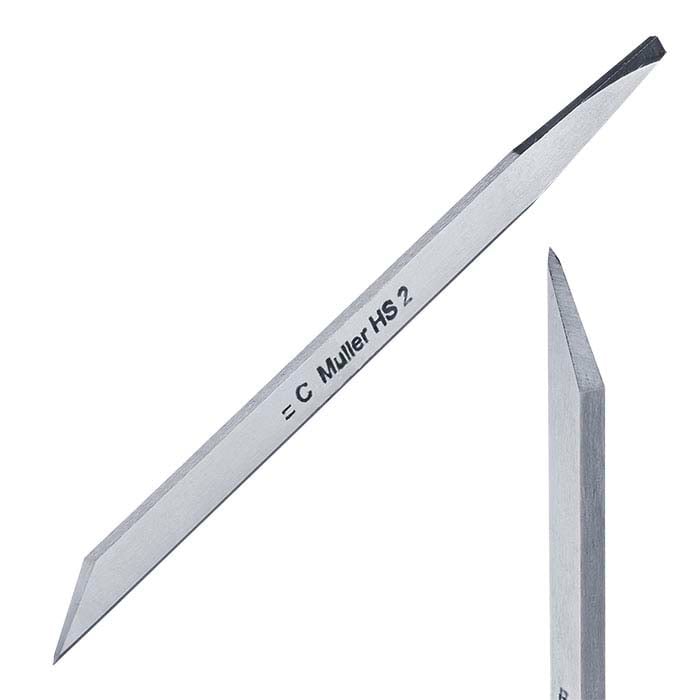 E.C. Muller High-Speed Steel Bevel Graver, #2 - RioGrande