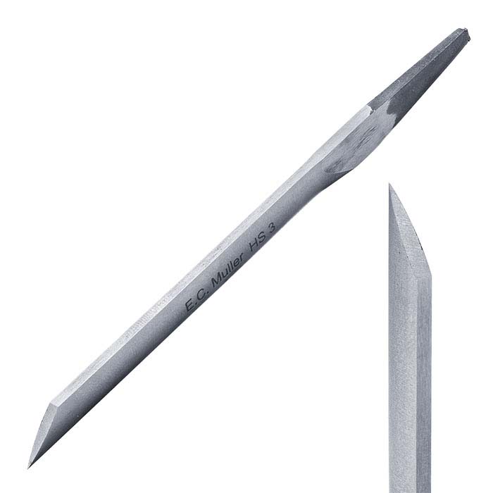 E.C. Muller High-Speed Steel Point Graver, #3 - RioGrande