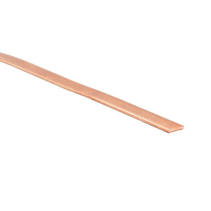 Copper 3/8" Slit Strip, 1-Lb. Coil, 13 Ga., 1/2-Hard - RioGrande