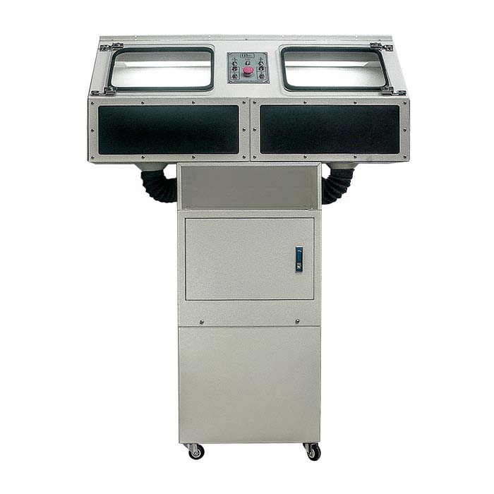 Best Built Double Enclosed Polishing Unit with 1/2hp Vacuum, 550cfm ...