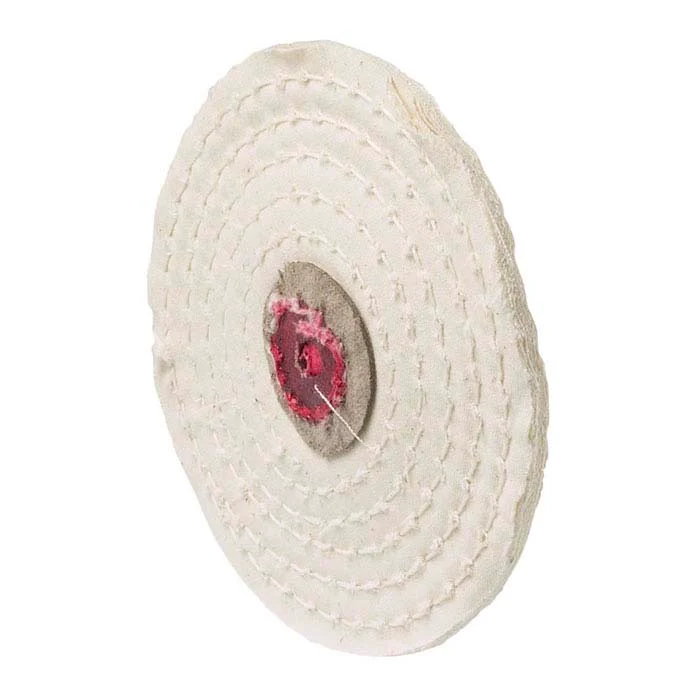 Tight-Weave Fine Muslin Buffing Wheel, 4" Razor - RioGrande