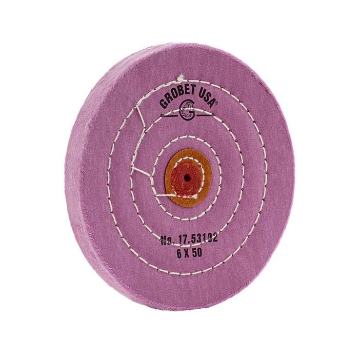 Berry Treated Muslin Buffing Wheels, 6" x 50-Ply - RioGrande