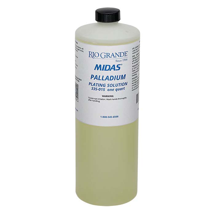 Midas® Palladium Plating Solution, Acid-Based - RioGrande