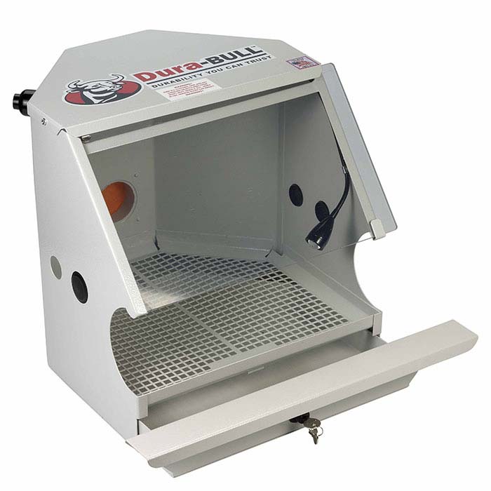 Dura-BULL® Lighted Grinding Box with Locking Catch Tray - RioGrande
