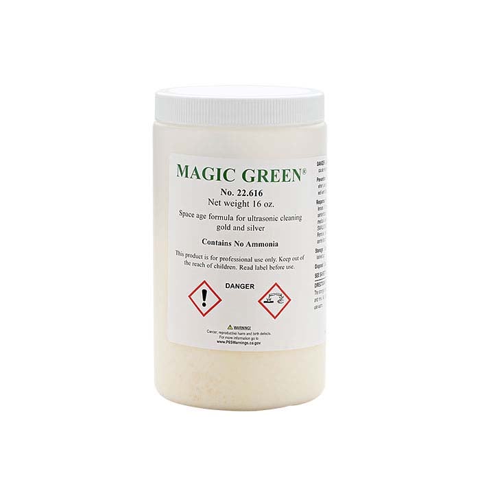 Magic Cast® Magic Green™ Ultrasonic Cleaning Powder, 16 oz. - RioGrande