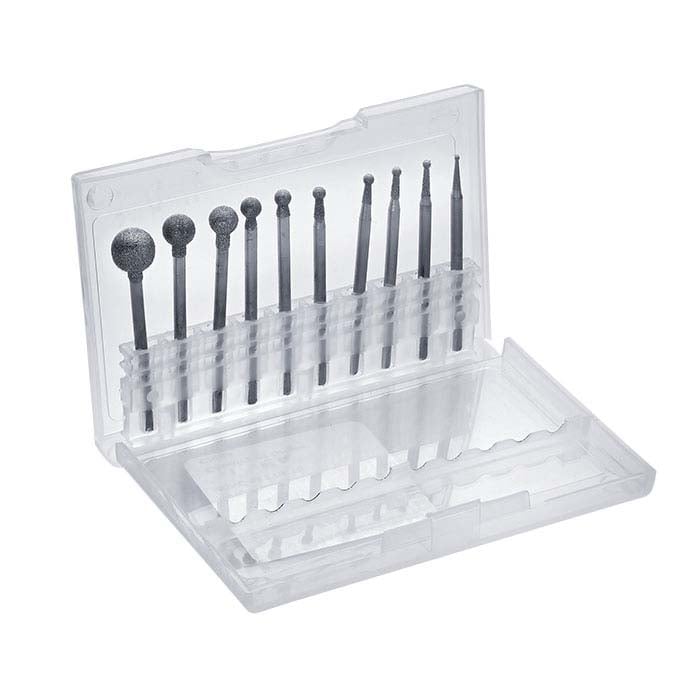 Round Diamond Bur Set, Set of 10 - RioGrande