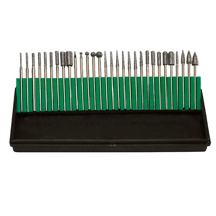 Diamond Bur Variety Set, 1–5mm, 120-Grit - RioGrande