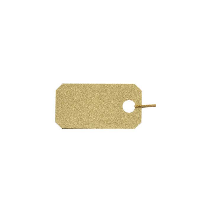 Gold Plastic String Tag - RioGrande