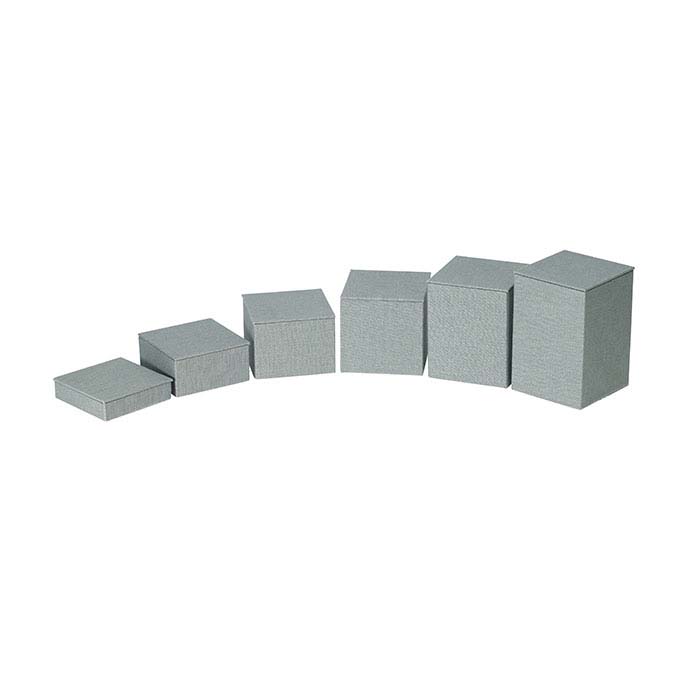 Rain Linen Square Block Riser Display Set - RioGrande