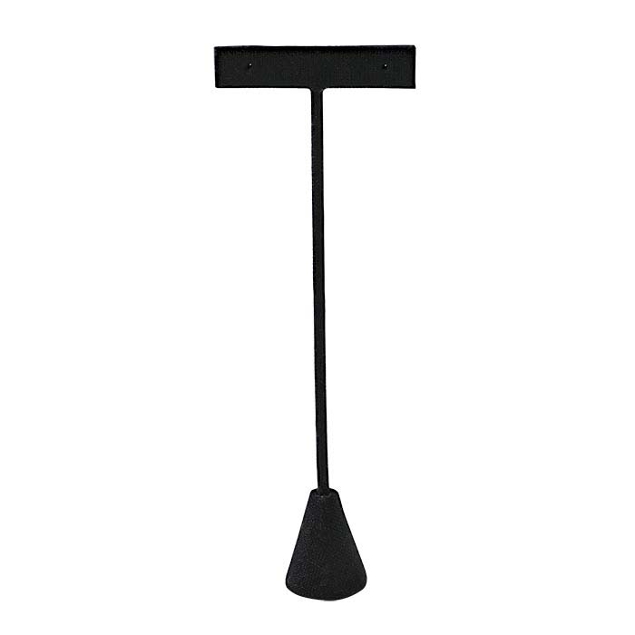 Black Linen T-Stand Earring Display, 7-1/2" - RioGrande