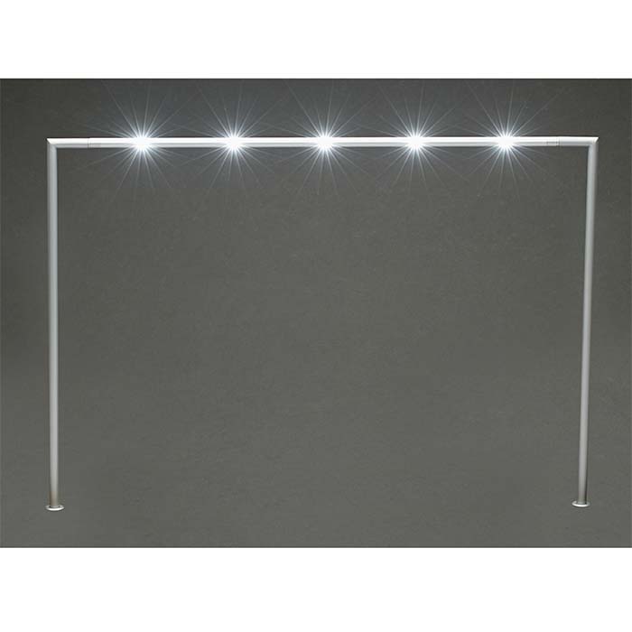 Gray Aluminum LED Bridge Display Light - RioGrande
