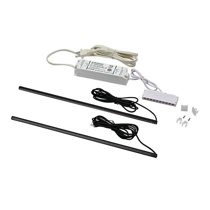 Black LED Miniature Tube Display Light Kit - RioGrande