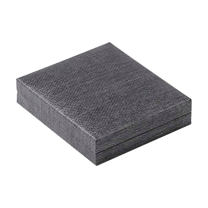 Metallic Gray Slim Proposal Ring Box - RioGrande