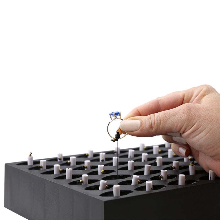 Secure Rings™ Ring Display System, Black - RioGrande