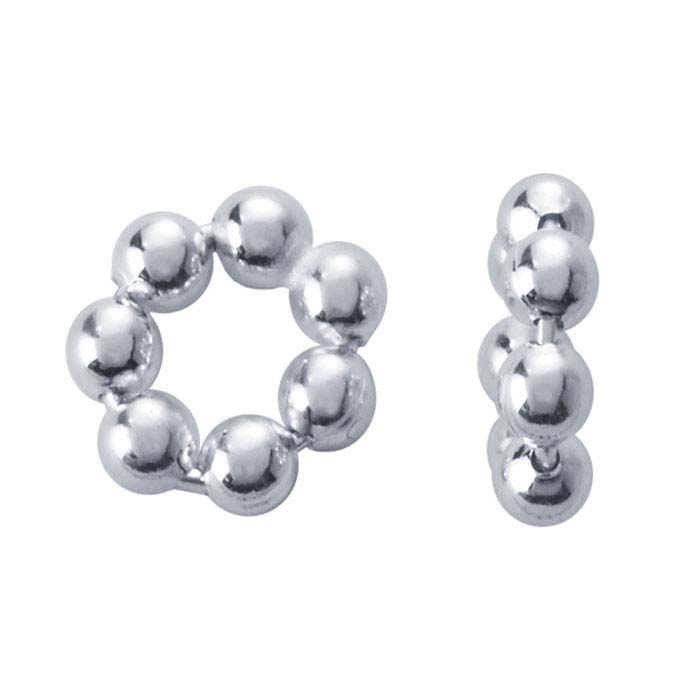 Sterling Silver 5 x 1.5mm Single-Row Circle Bead - RioGrande
