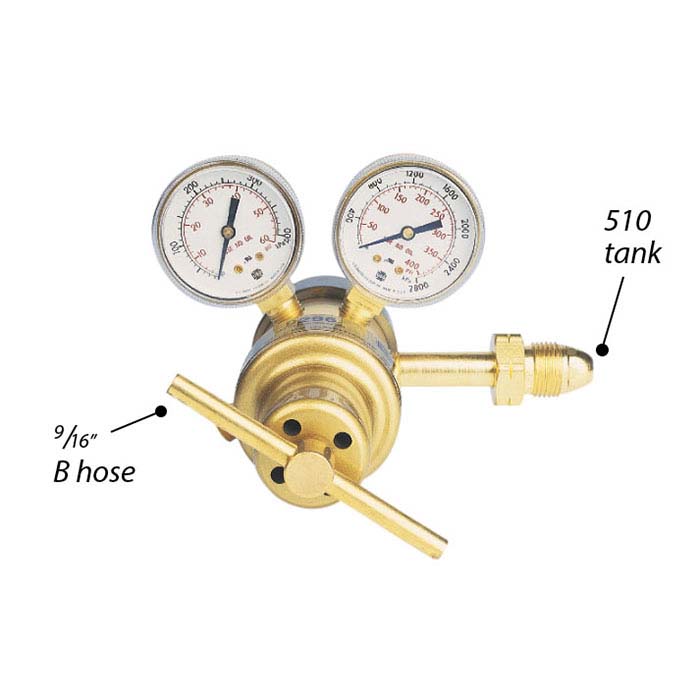 Harris Dual-Stage Propane or MAPP Regulator - RioGrande