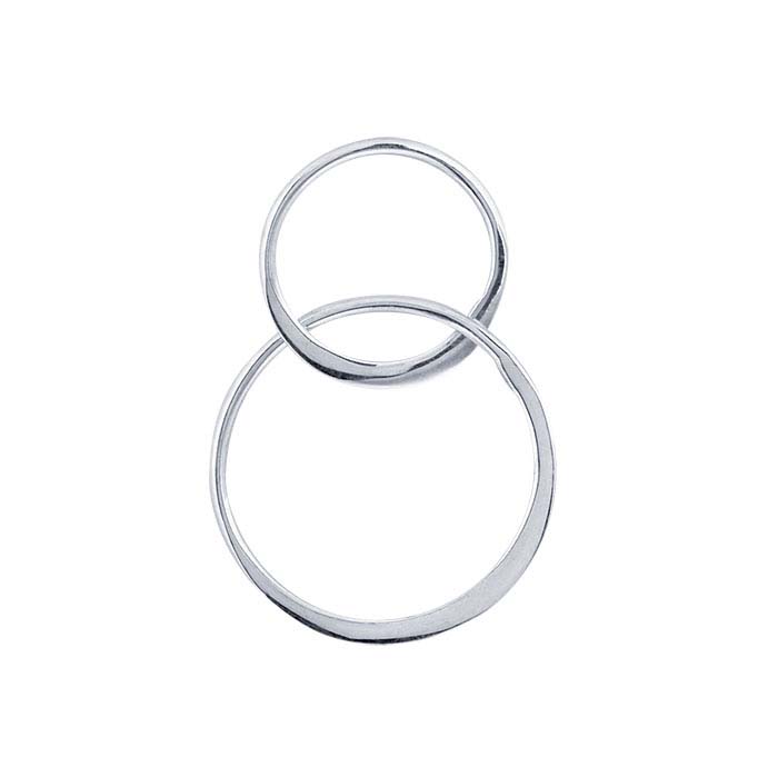 Sterling Silver Double-Circles Component - RioGrande