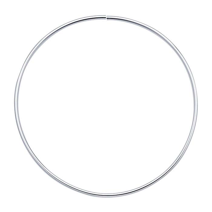 Sterling Silver 3mm Flex Tube Neck Ring - RioGrande