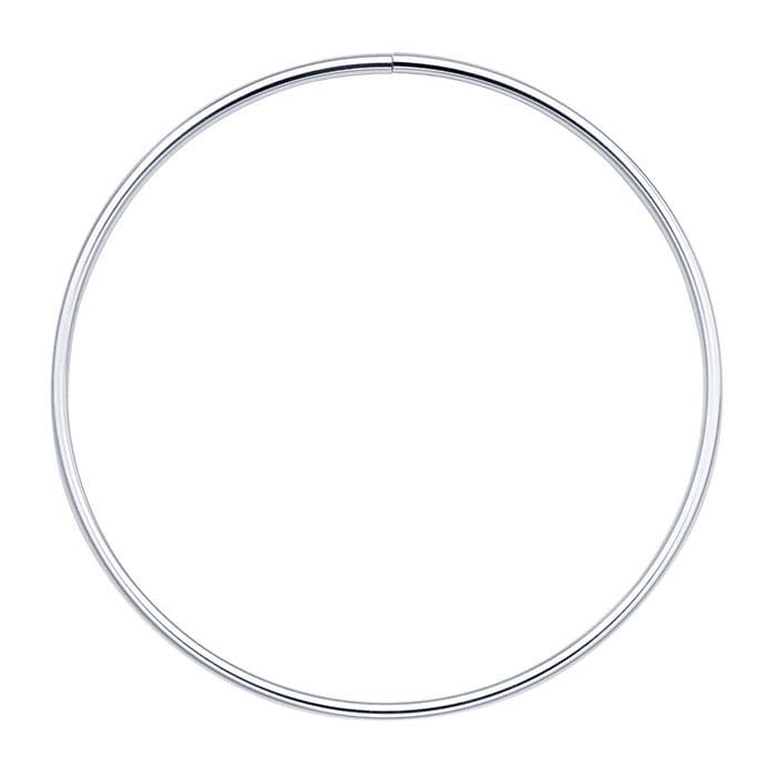 Sterling Silver 4mm Flex Tube Neck Ring - RioGrande