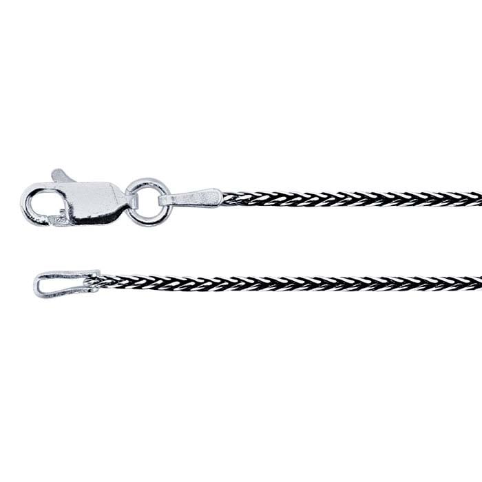 Black rhodium plated sterling silver store