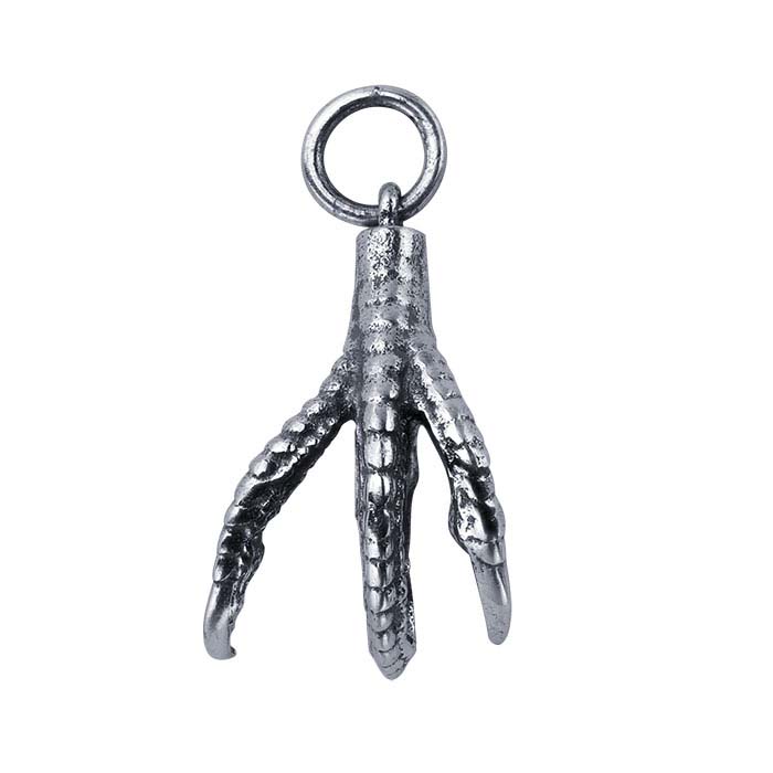 Sterling Silver 3D Bird Talon Pendant - RioGrande