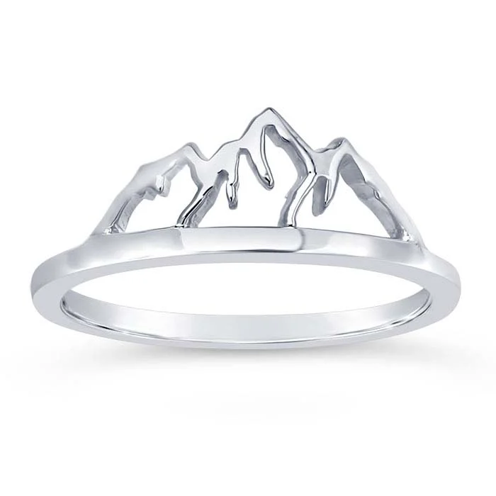 Sterling Silver Mountain Range Ring - RioGrande