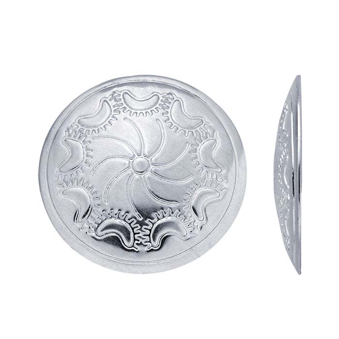 Sterling Silver 19mm Round Concho - RioGrande