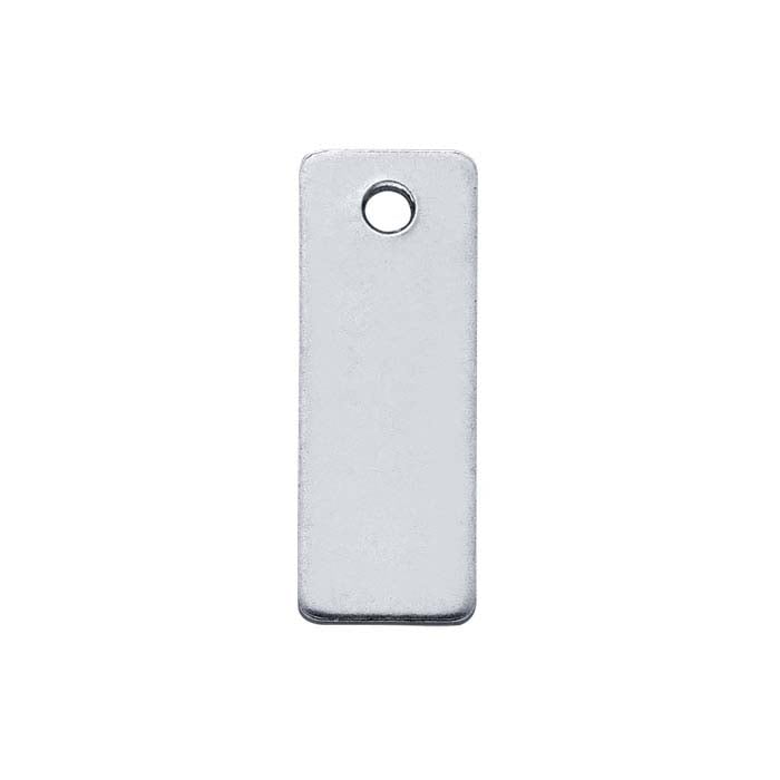 Sterling Silver 8 x 3mm Rectangle Tag - RioGrande
