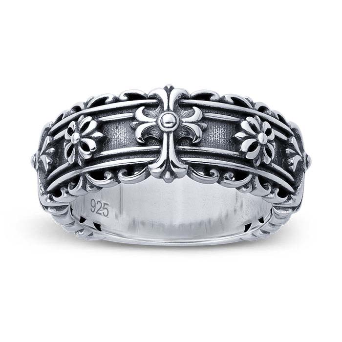 Sterling Silver Crown Ring - RioGrande