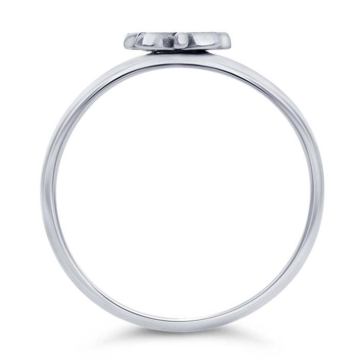 Sterling Silver Cannabis Leaf Ring - RioGrande