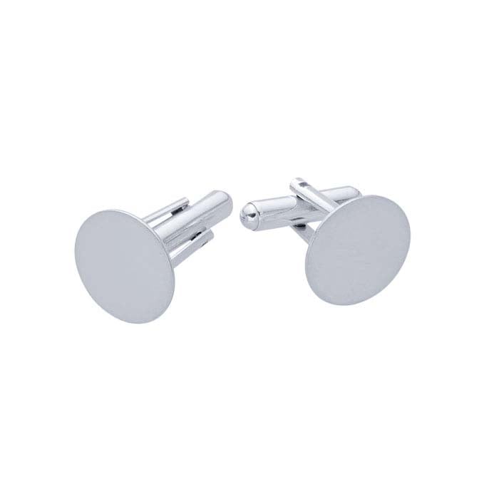 Sterling Silver Hinged One-Piece Cuff Link - RioGrande