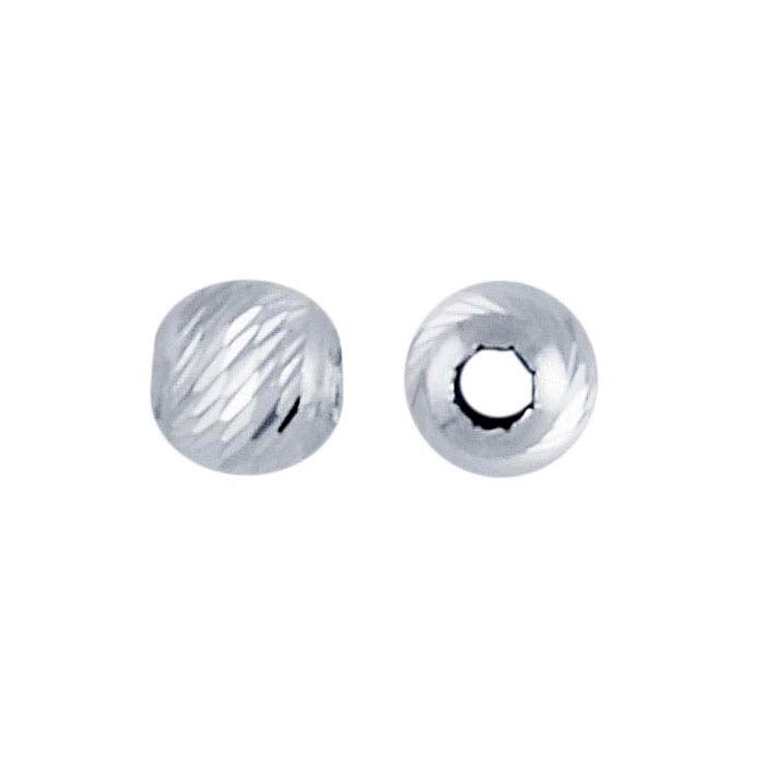 Sterling Silver Round Multi-Cut Bead - RioGrande
