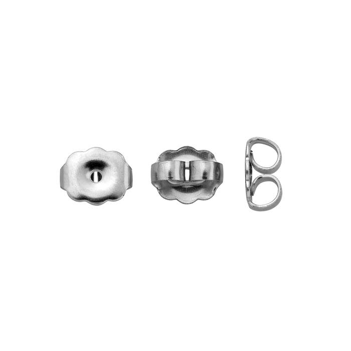 Stainless Steel 6.3mm Scalloped Ear Nut - RioGrande