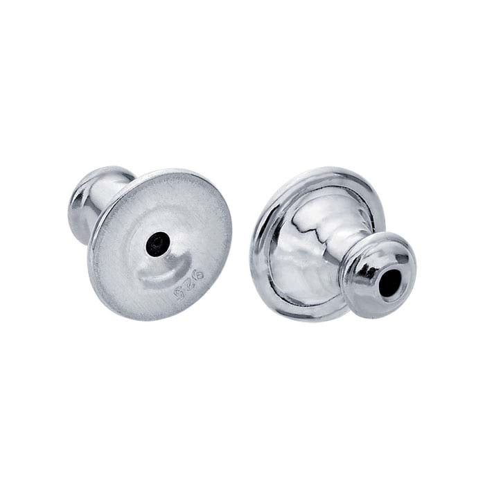 Sterling Silver 6mm Bullet Clutch - RioGrande