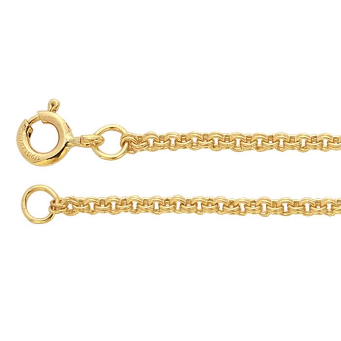 14/20 Yellow Gold-Filled 1.8mm Round Double-Cable Chain - RioGrande