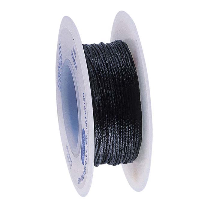 Stringth #0 Black Bead Cord, 100 Yds. - RioGrande